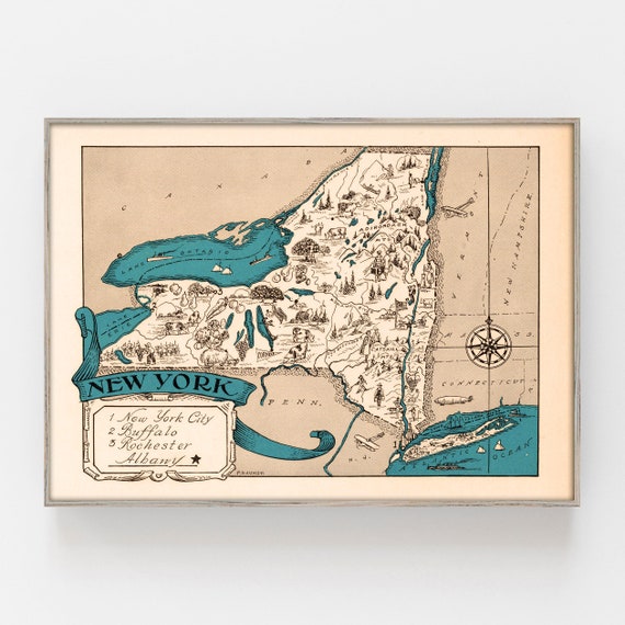 Upstate New York Ny Map