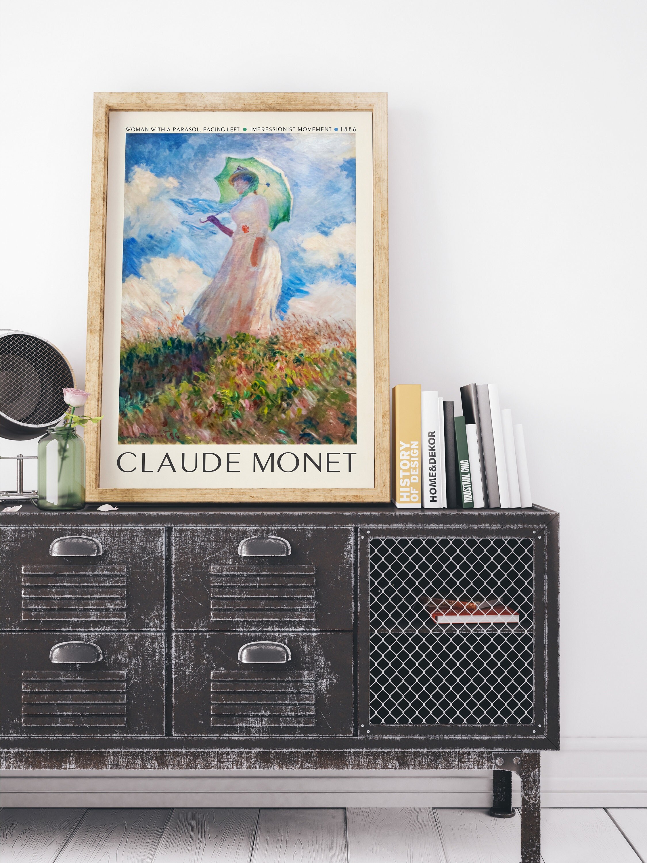 Claude Monet Print Claude Monet Poster Vintage Wall Art Oil - Etsy