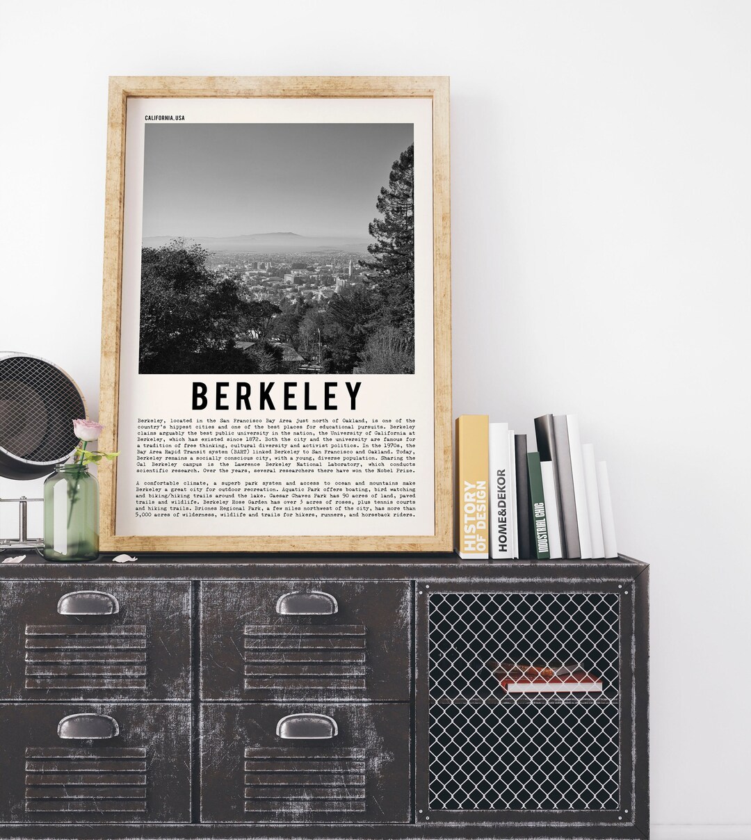 Berkeley Print, Berkeley Poster, Berkeley Wall Art, Berkeley Painting ...