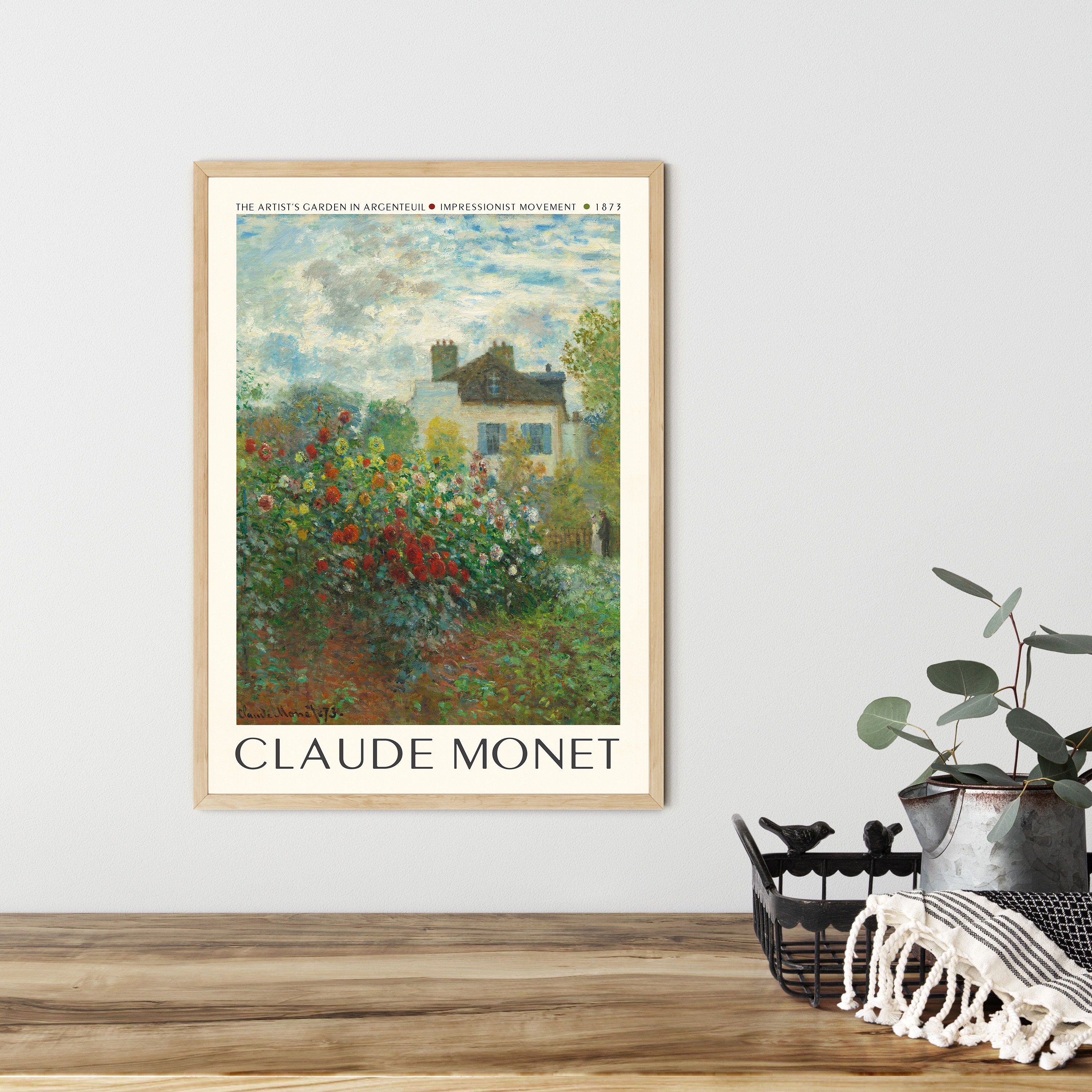 Claude Monet Print, Claude Monet Poster Oil Painting Classic Art Print ...