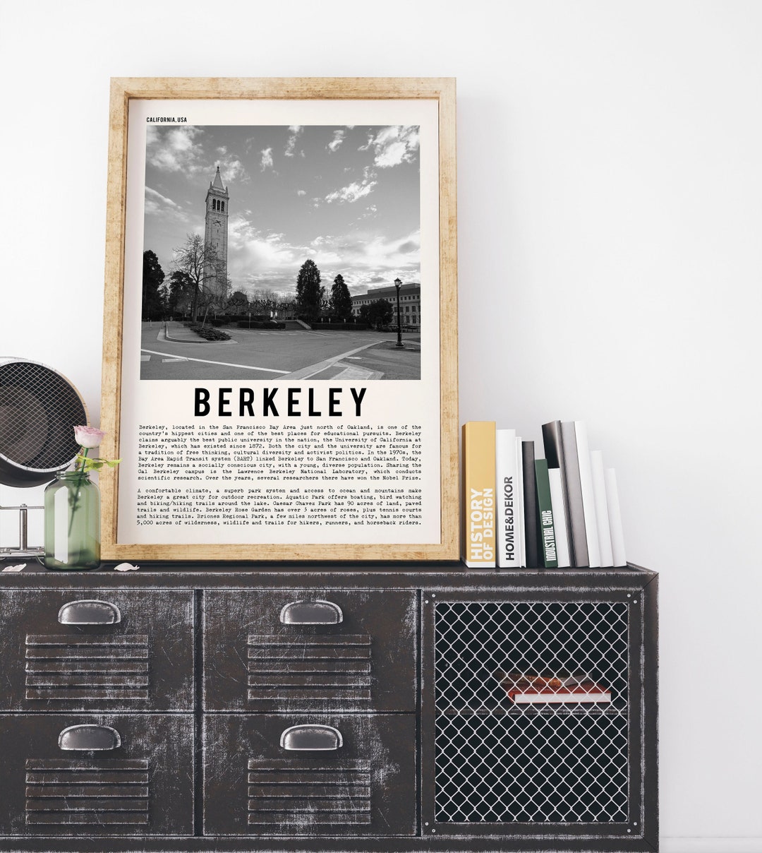 Berkeley Print, Berkeley Poster, Berkeley Wall Art, Berkeley Painting ...