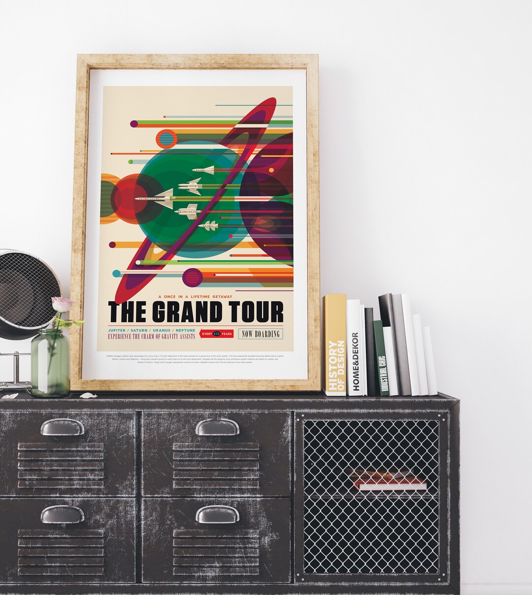 The Grand Tour Space Travel Print Designed by Jpl/nasa, Space Tourism ...
