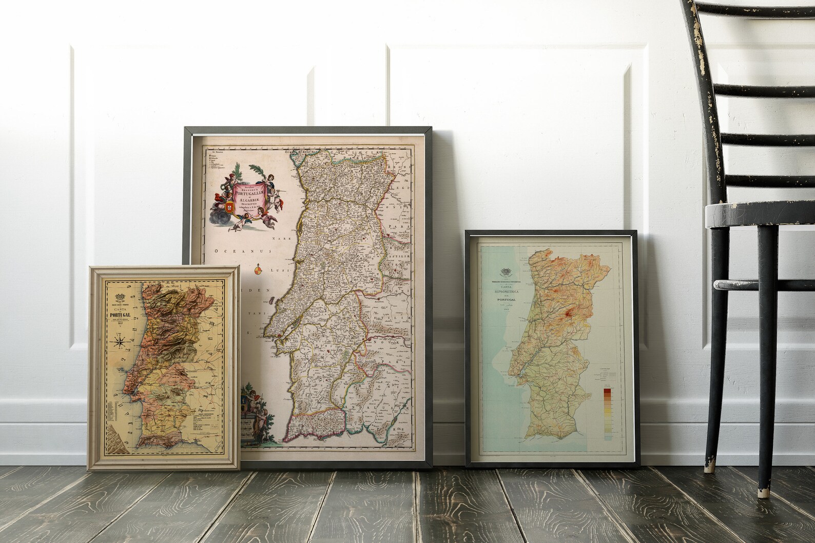 Old Map of Portugal 1682 Vintage Portugal Map Antique Map of - Etsy