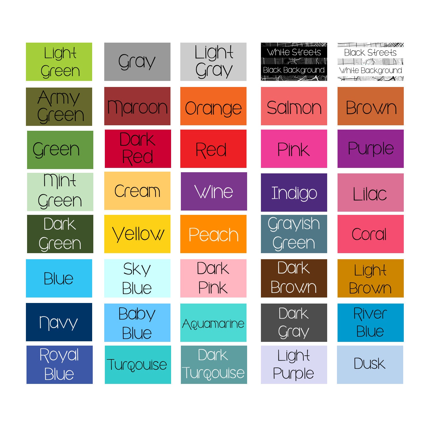 Denver Map Poster Denver Street Map Denver Street Grid Denver - Etsy