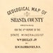 Old Map of Shasta County, Vintage Shasta Map, 1890 Antique Map of ...