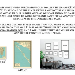 Vintage Retro Design Map of Longboat Key, Florida, Vintage Looking Map ...