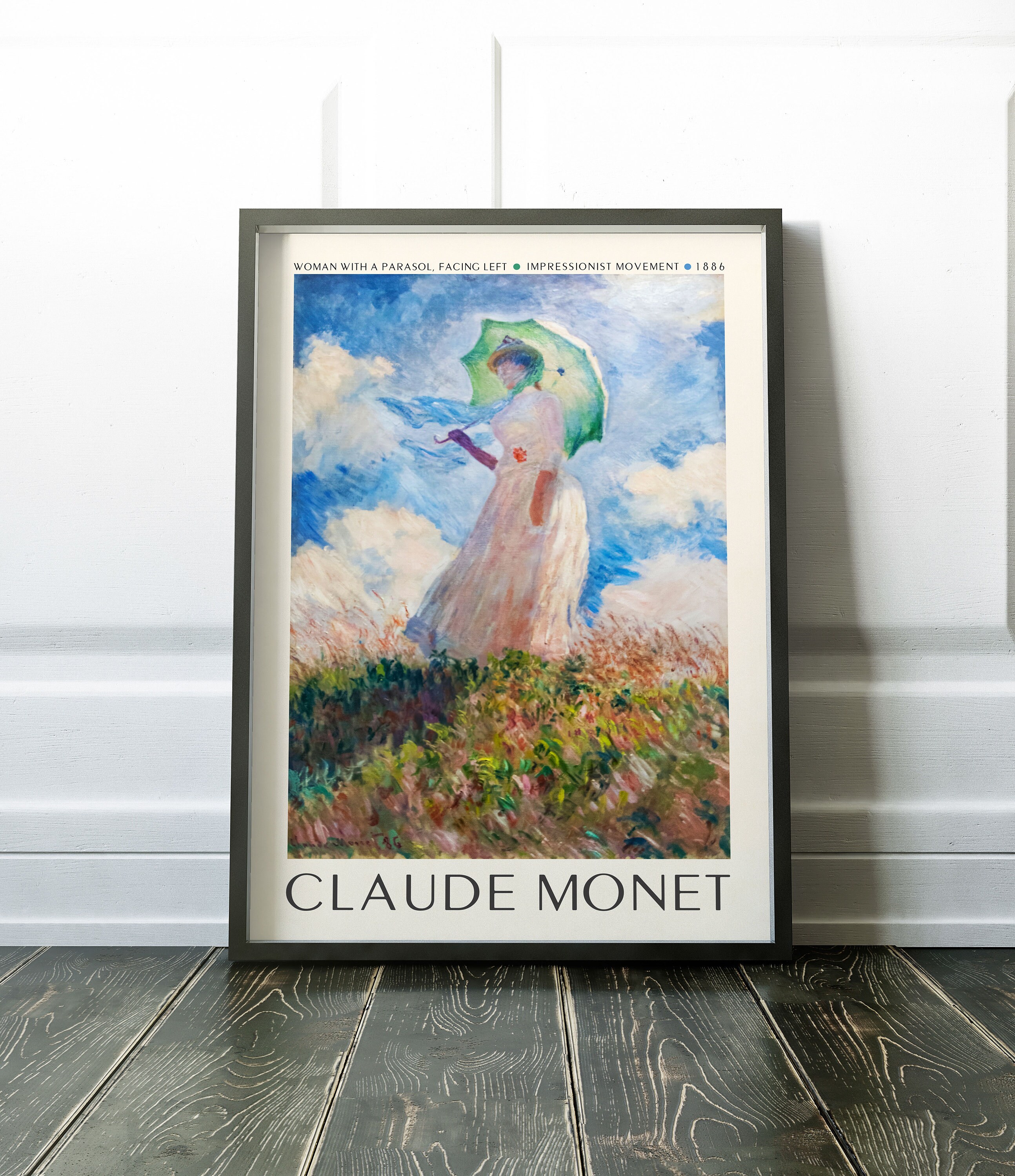 Claude Monet Print Claude Monet Poster Vintage Wall Art Oil - Etsy