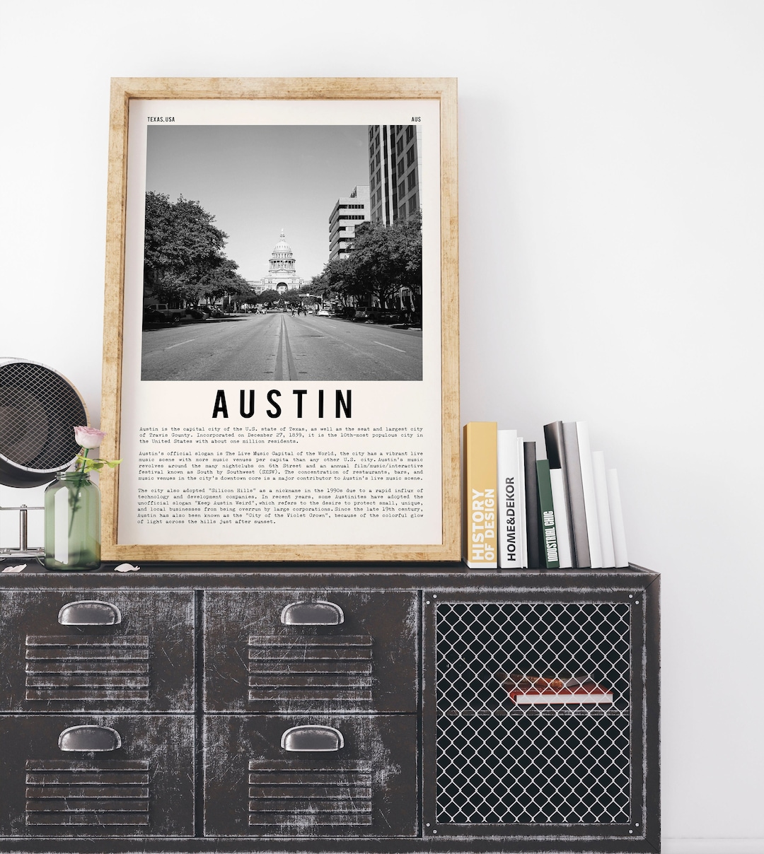 Austin Print, Austin Poster, Austin Texas Wall Art, Austin Painting ...