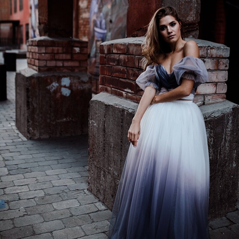 Ombre Evening Dress - Etsy