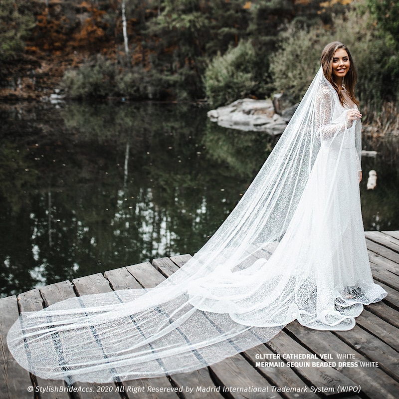 Long Veil - Etsy