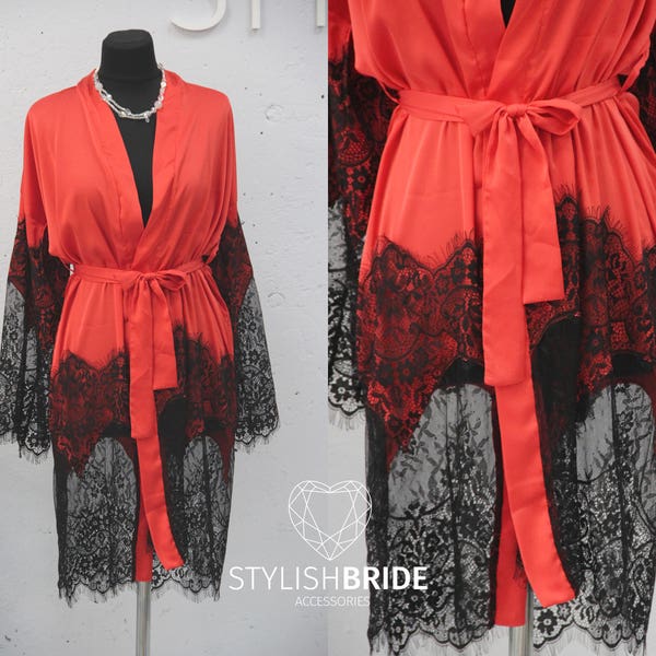 Silk Robe - Etsy