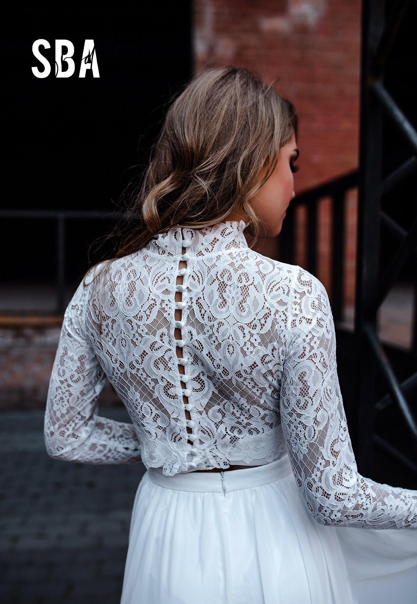 Daniella High Neck Lace Top High Neck Bridal Blouse Plus | Etsy