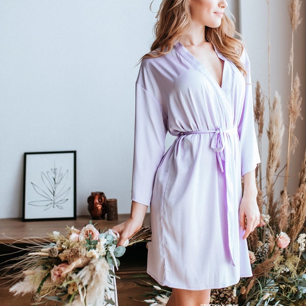 Silk Robe - Etsy