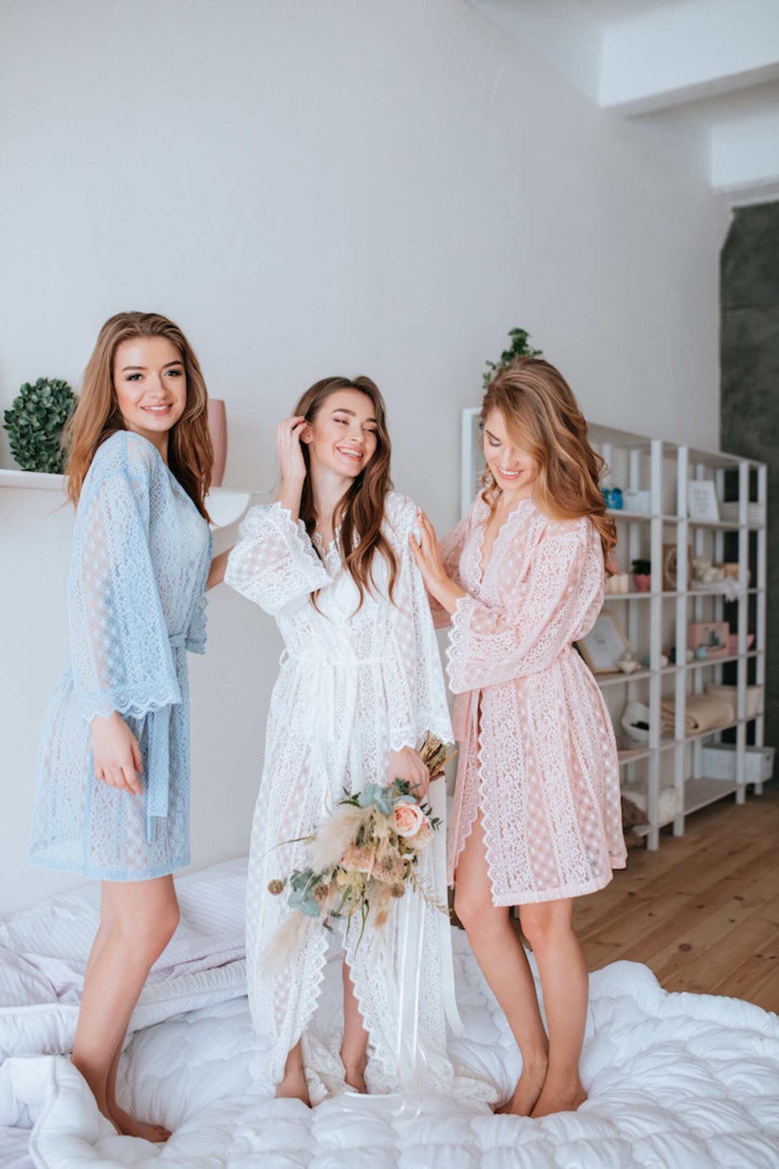 Ethno Boho Lace Robes Bohemian Macrame Lace Robe Floor Length - Etsy