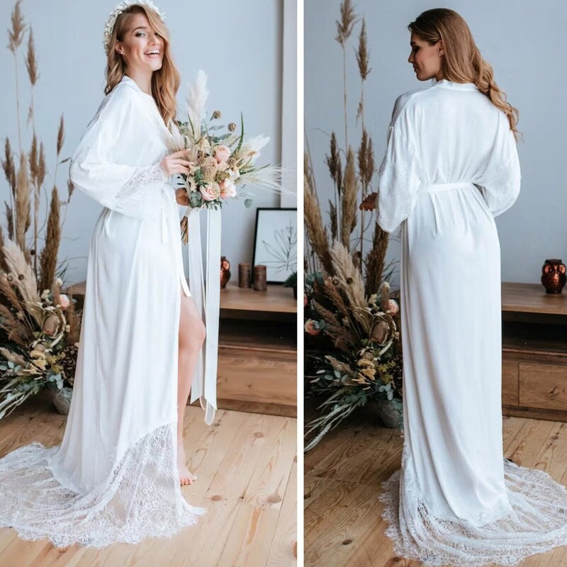 Silk Bridal Robes - Etsy