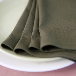 Modern Linen Table Runner for Holiday - Easter Decorations Blush Khaki ...