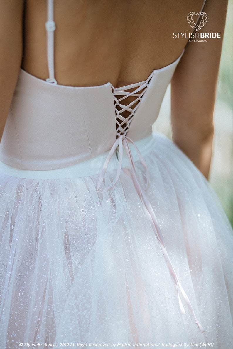 Molly Bustier with Cups Silk Satin Bridal Corset Wedding | Etsy