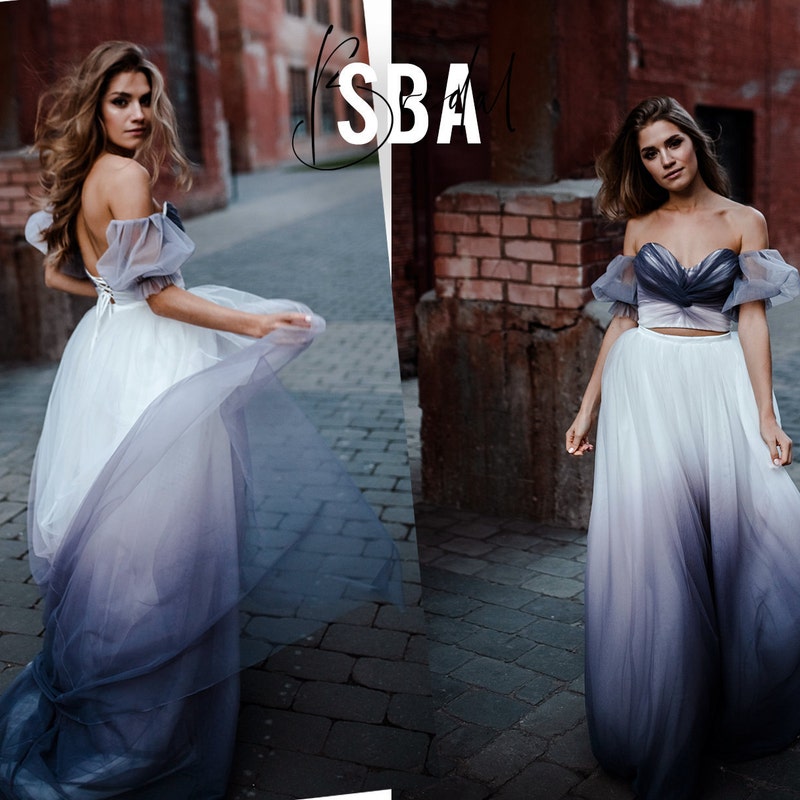 Ombre Evening Dress - Etsy