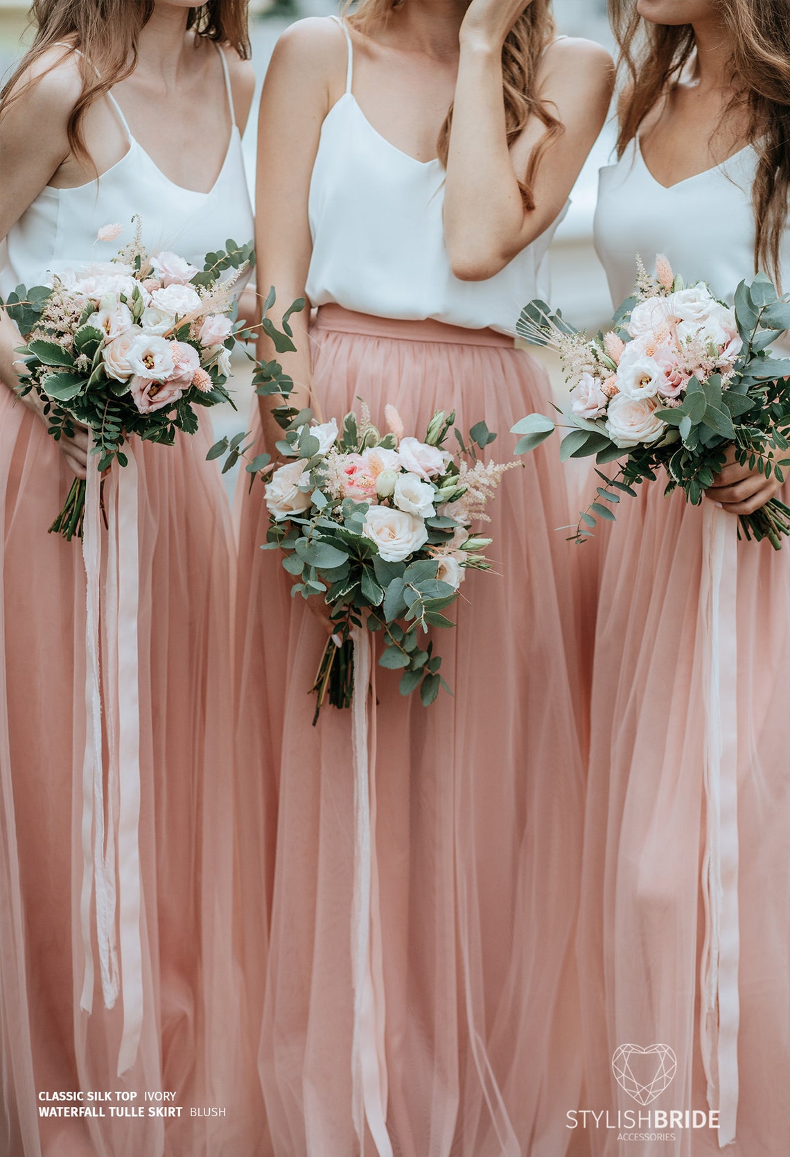 Simple Bridesmaids Separates: Silk Classic Cami Top and - Etsy