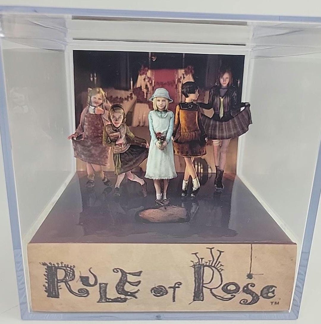 Rule of Rose "aristocrats Club" Retro Video Game Diorama Display Cube ...