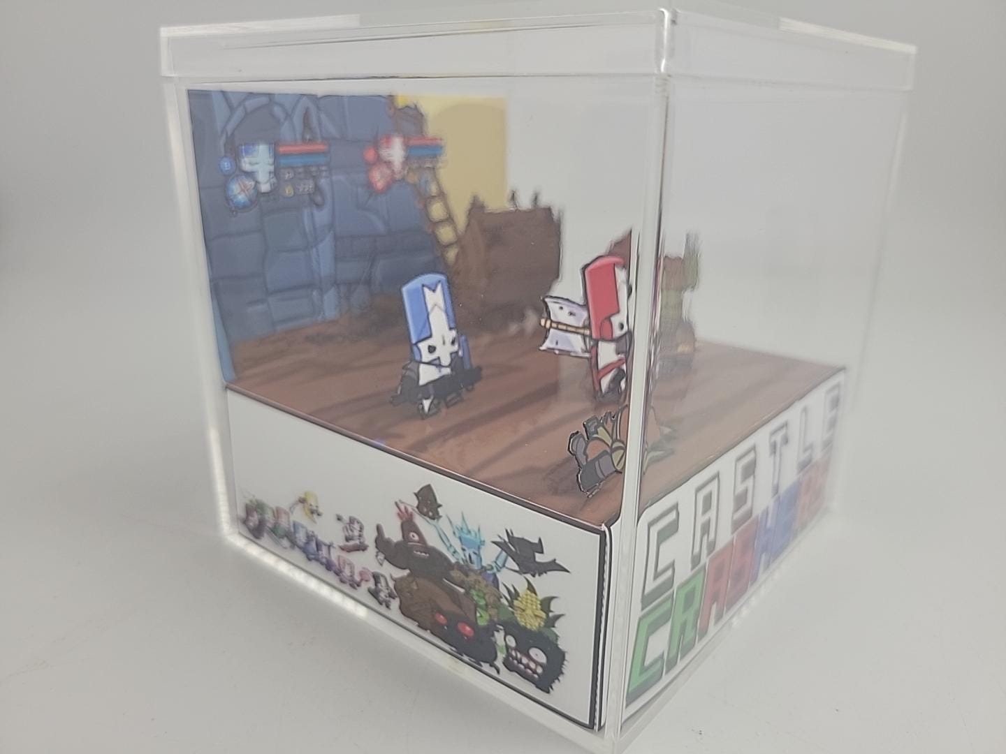 Castle Crashers Retro Video Game Diorama Display Cube - Etsy