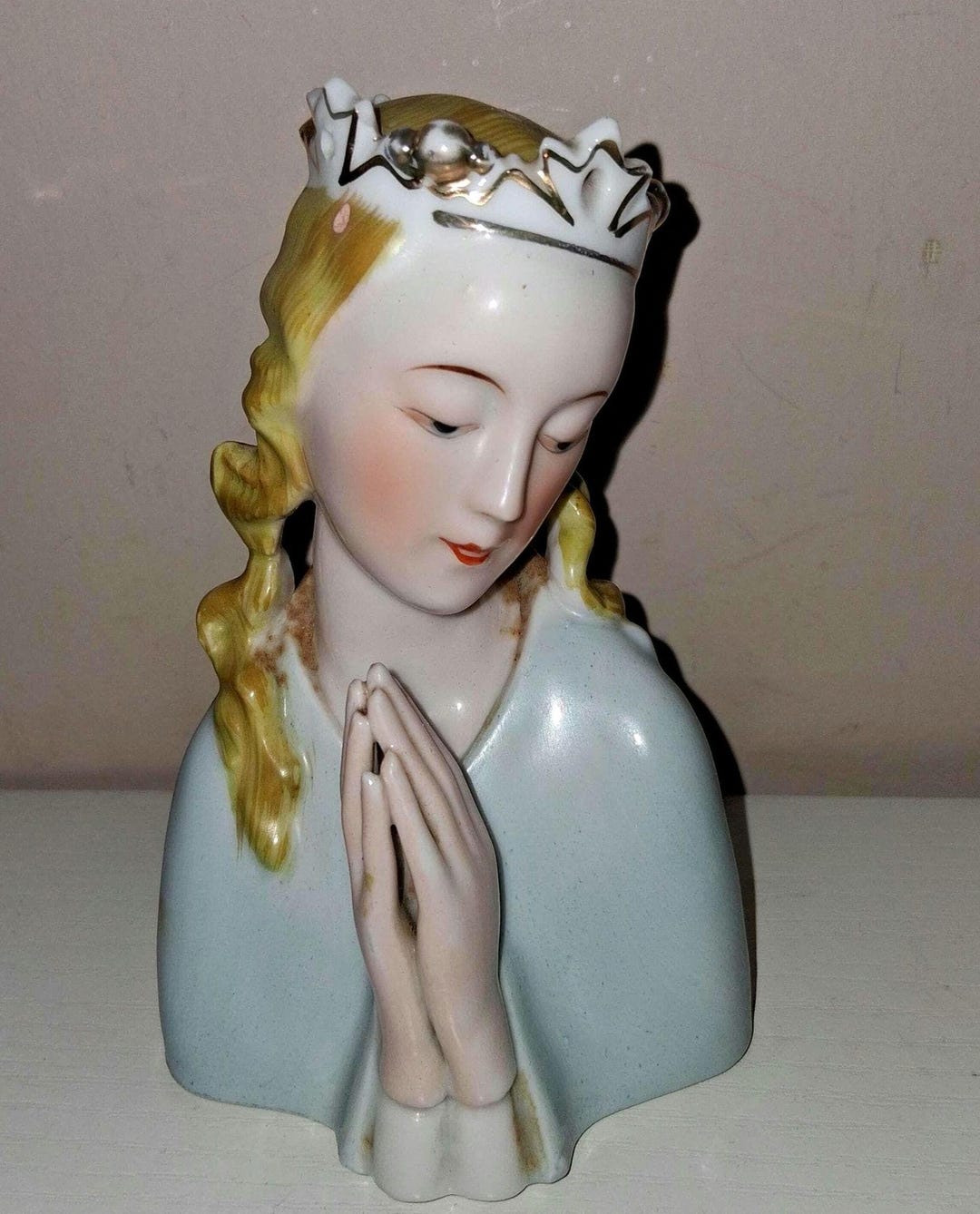 Vintage Thames Japan Madonna Figurine | Mid-century Porcelain Virgin ...