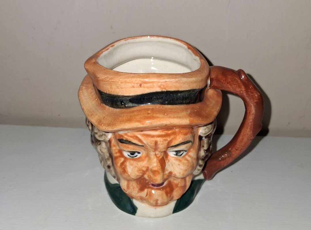 Vintage Occupied Japan Toby Jug – Hand Painted Character Mug 1940s ...