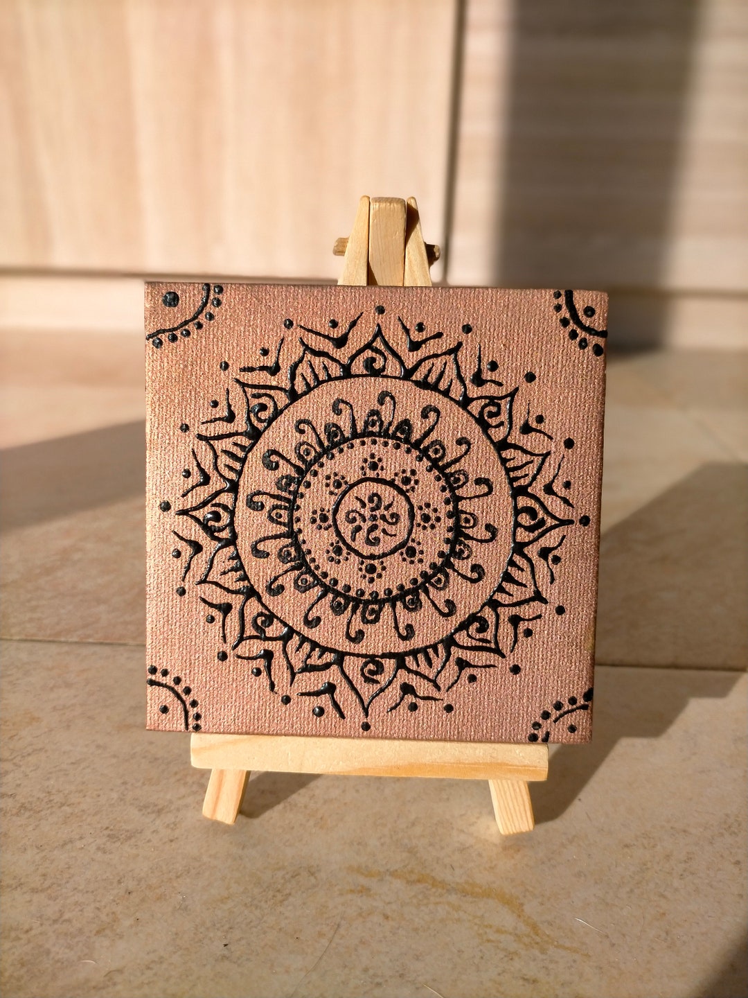 Mini Mandala, Mini Lienzo, Mandala Art, Spiritual Art, Handmade ...