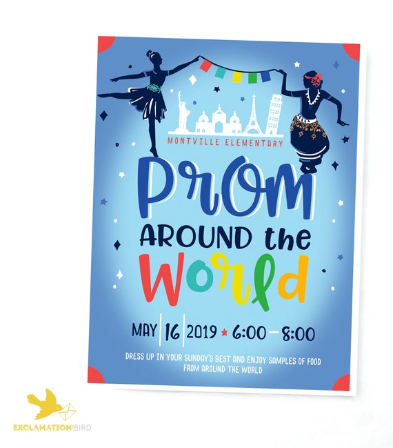 Prom Flyer PTO Prom Flyer School Prom Flyer Kids Prom - Etsy Ireland