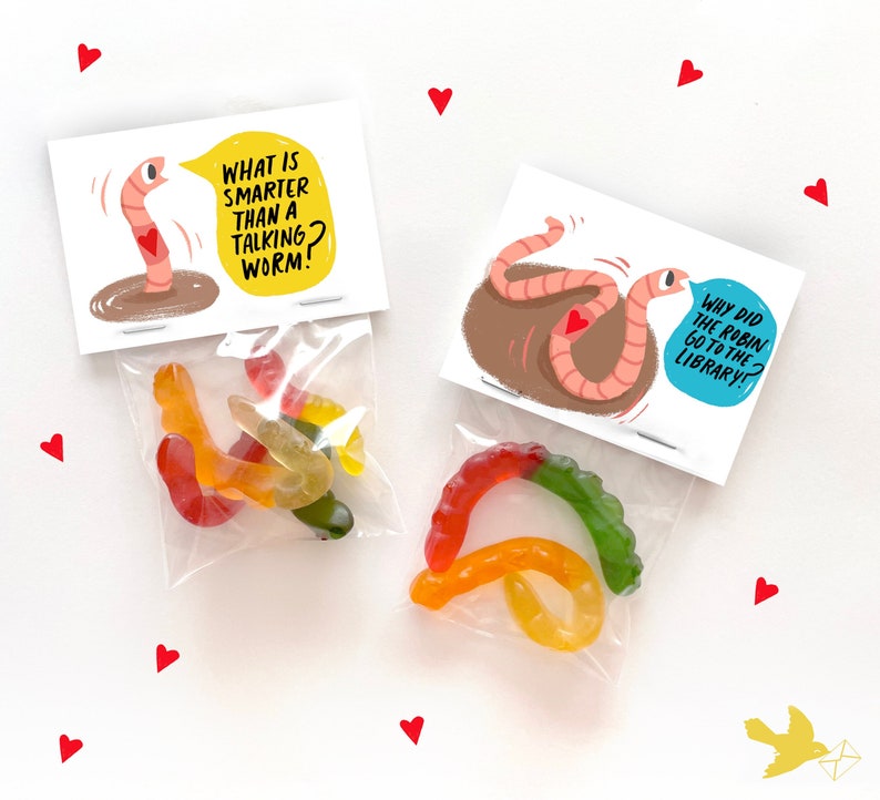 Kids Classroom Valentine, Worm Valentine, Teacher Valentine, Boy ...