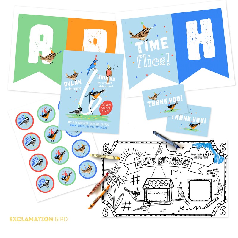 Bird Theme Party - Etsy