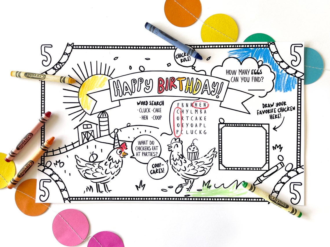 Chicken Party Bundle Printable Chicken Invitation and Party - Etsy