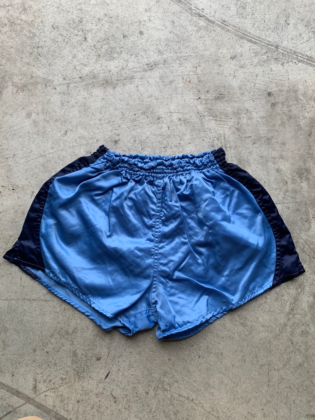 Vintage 90s Blue and Black Boxing Sport Shorts | Vintage Boxing Shorts ...