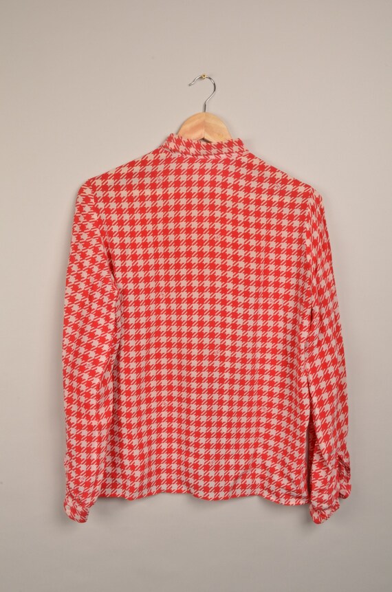 vintage baroque style red blouse, paint artsy shirt, … - Gem