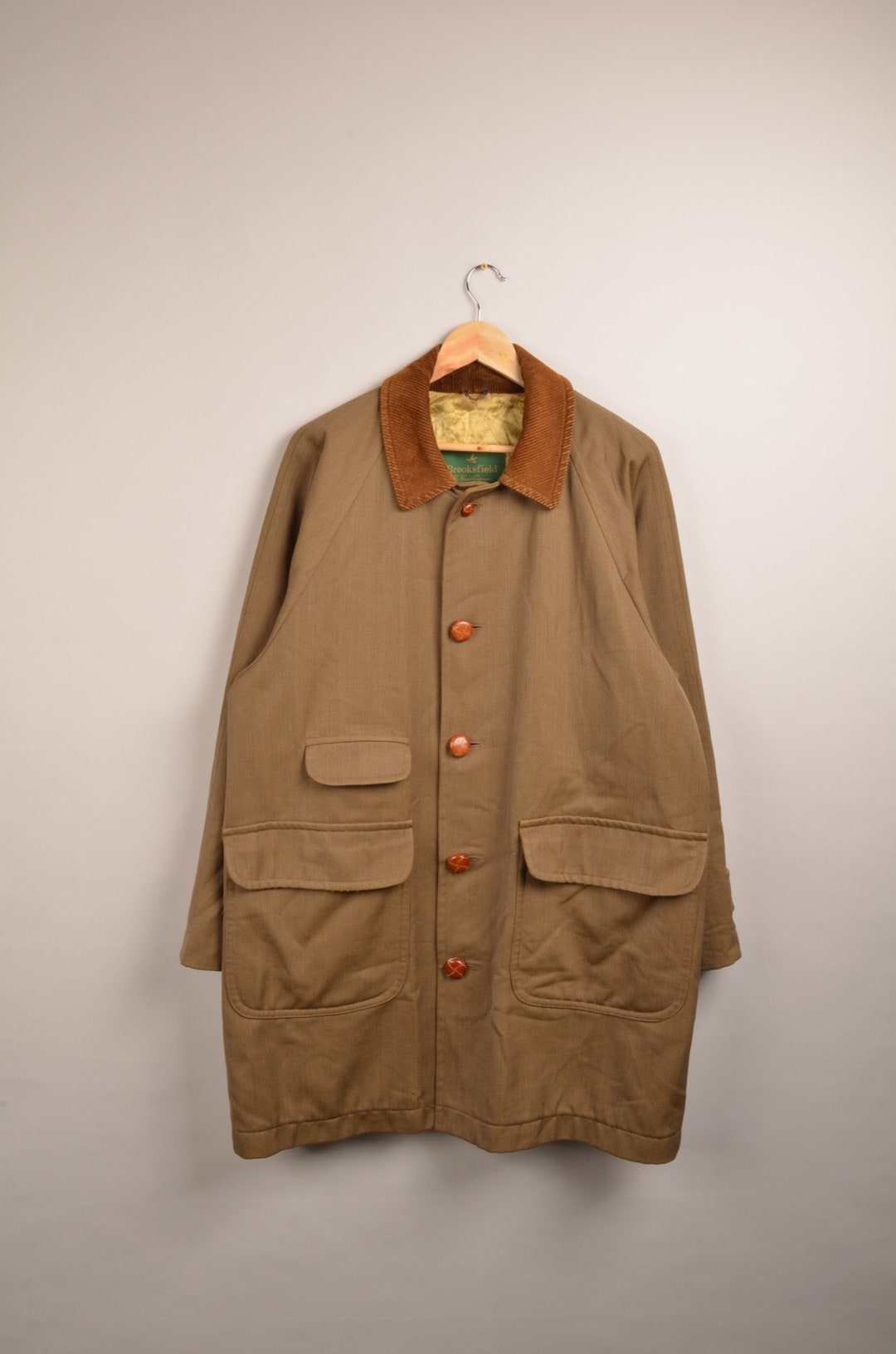 Vintage Beige Parka Jacket, Vintage Oversized Jacket, Coach Jacket ...