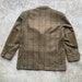 Vintage DAKS Signature Plaid Blazer Green | Tartan Print Blazer ...
