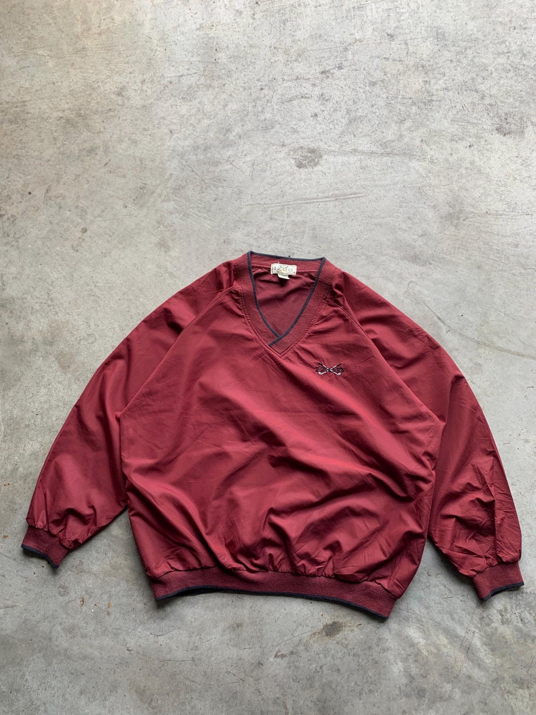 Vintage IZOD Red University Track Pullover Size L | Track Jacket ...