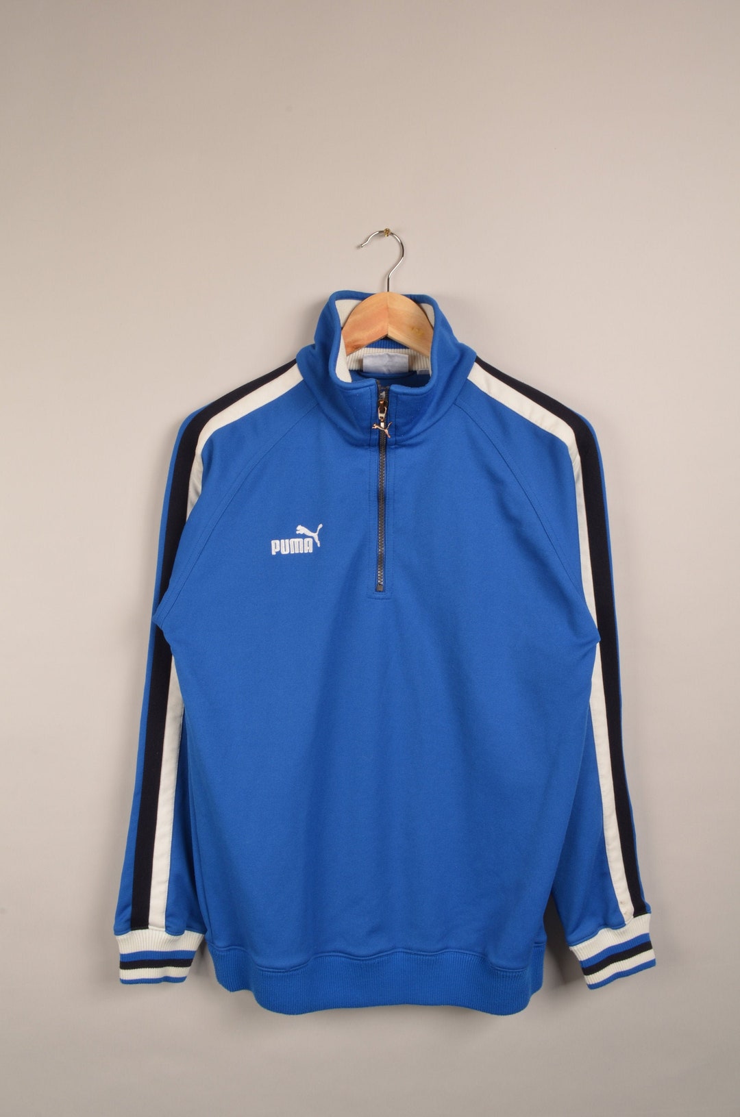 Vintage Puma Blue Track Jacket, Puma Windbreaker, Vtg Puma , Puma ...