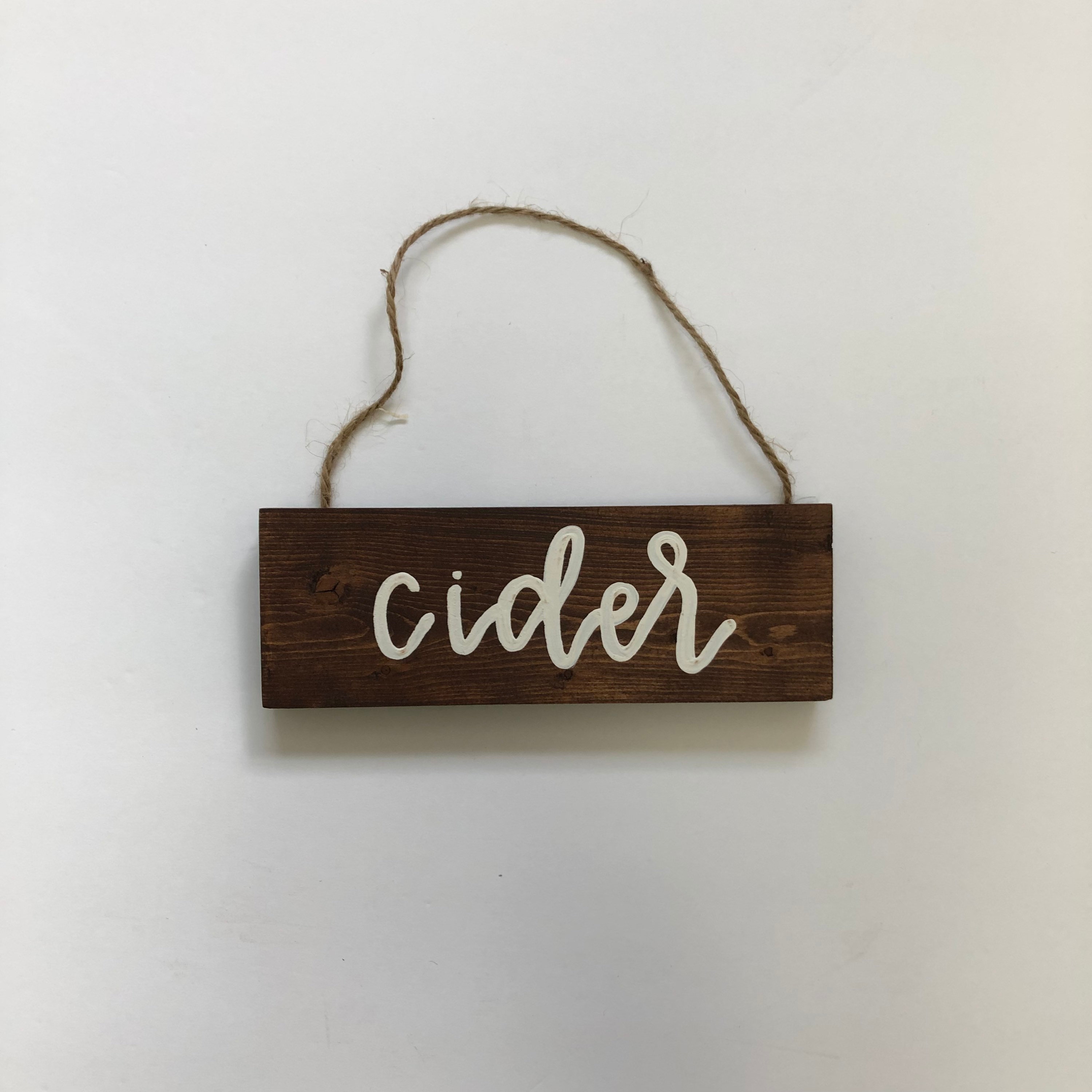 Drink Signs Handlettered Drink Tag Lemonade Tags Cider Tag - Etsy