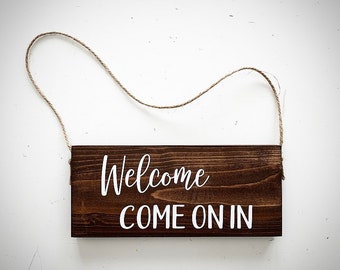 Welcome Come In - Etsy