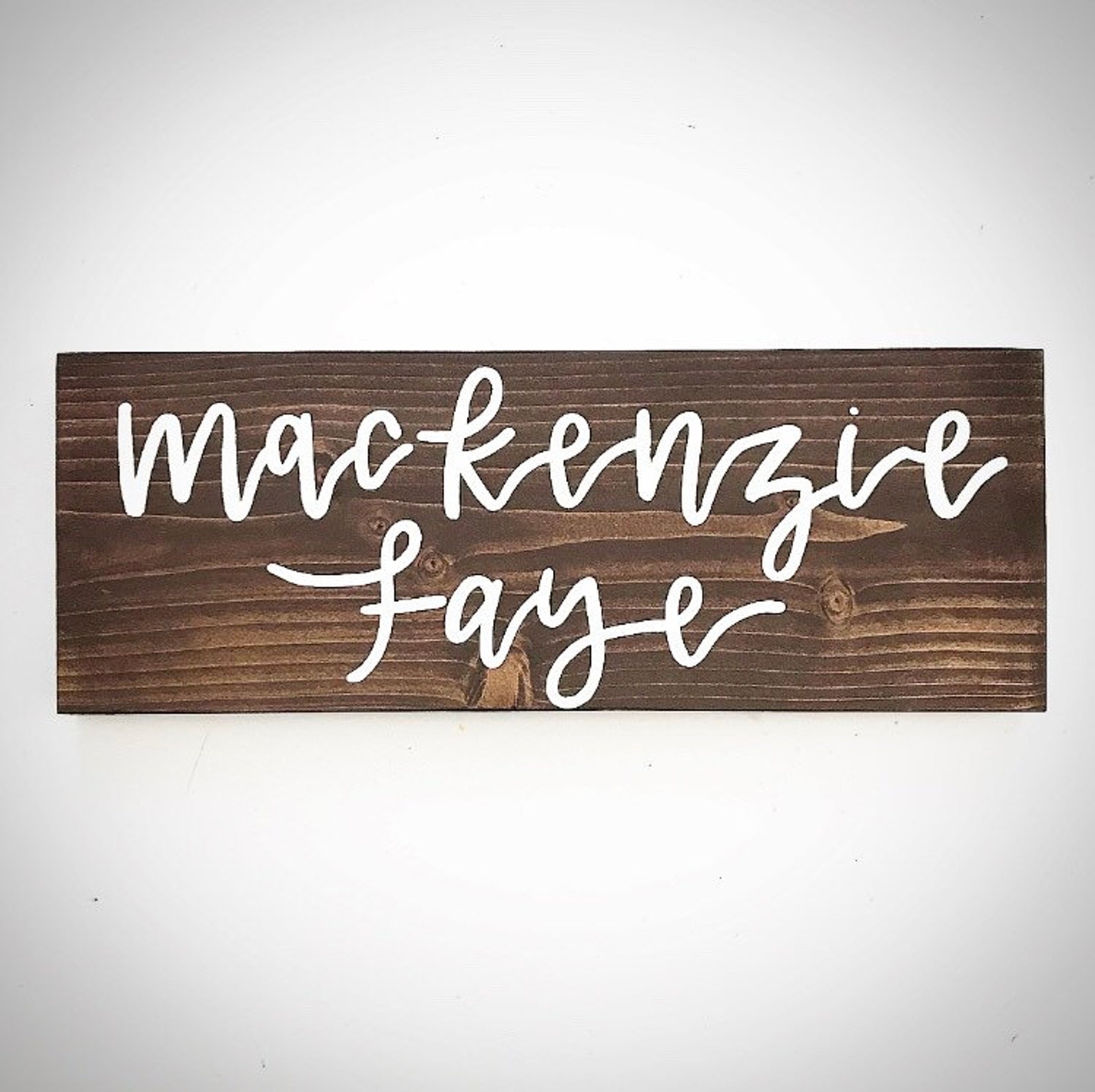 Custom Wood Name Plank Personalized Name Sign Family Name - Etsy