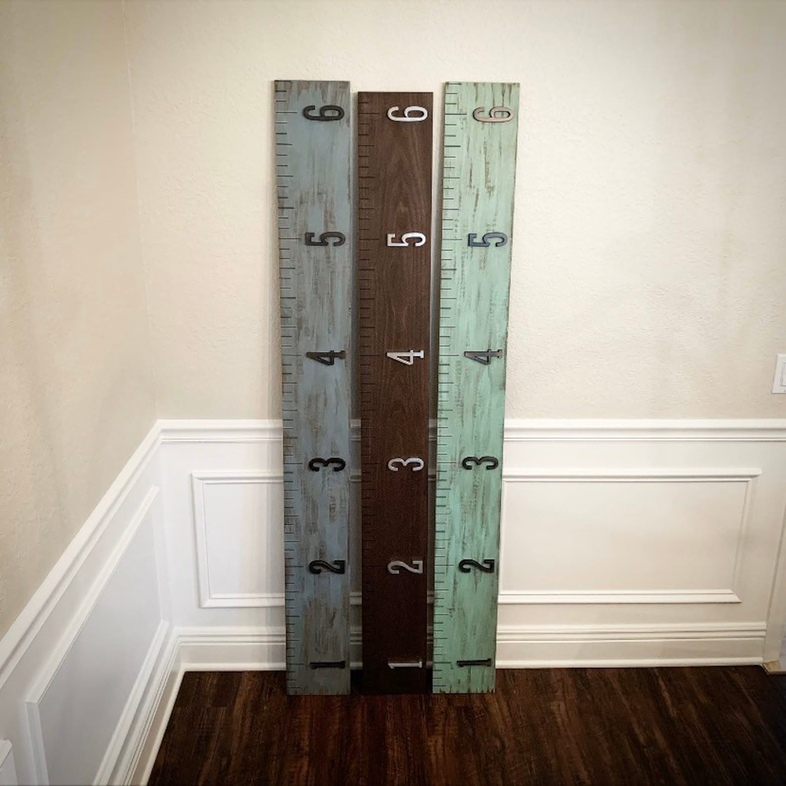 Children's Wood Wall Ruler Kids Growth Chart 6 Foot - Etsy