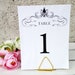 Triangle Table Number Holder Pyramid Menu Stand Geometric - Etsy