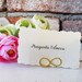 Infinity Place Card Holder, Gold Place Card Holder, Escort Card Holder ...