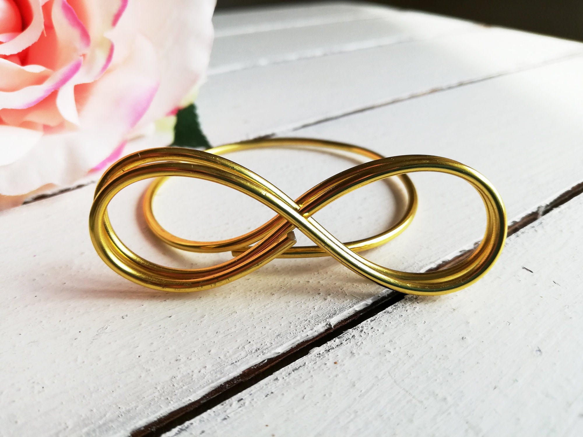 Infinity Table Number Holder Gold Table Number Holder - Etsy