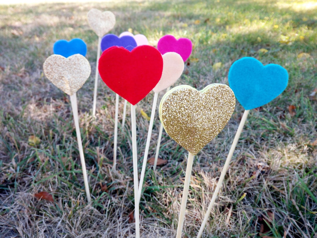Wedding Aisle Heart Sticks Decor, Heart of Stick, Stylish Wedding Aisle ...
