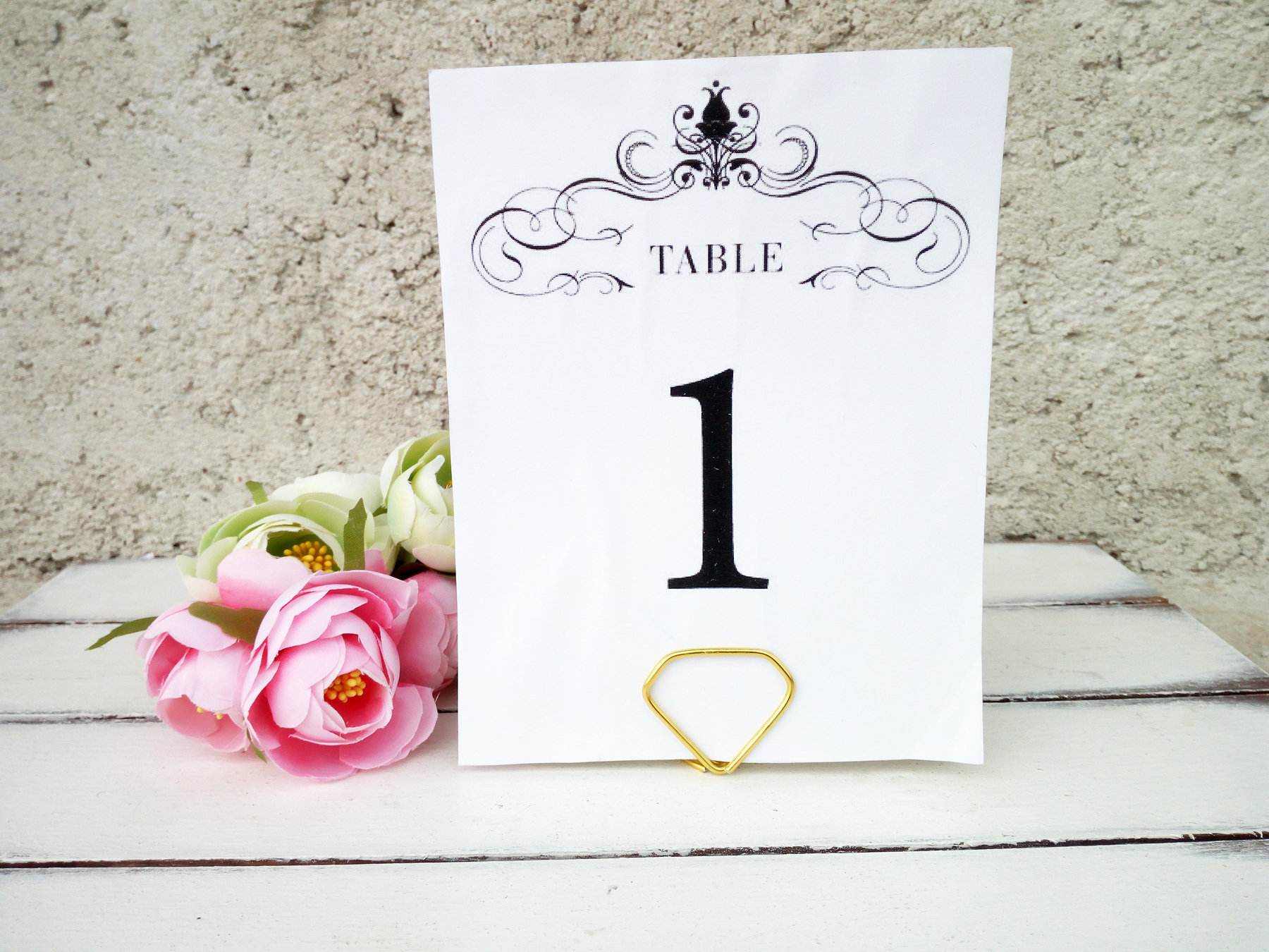 Wedding Menu Holders