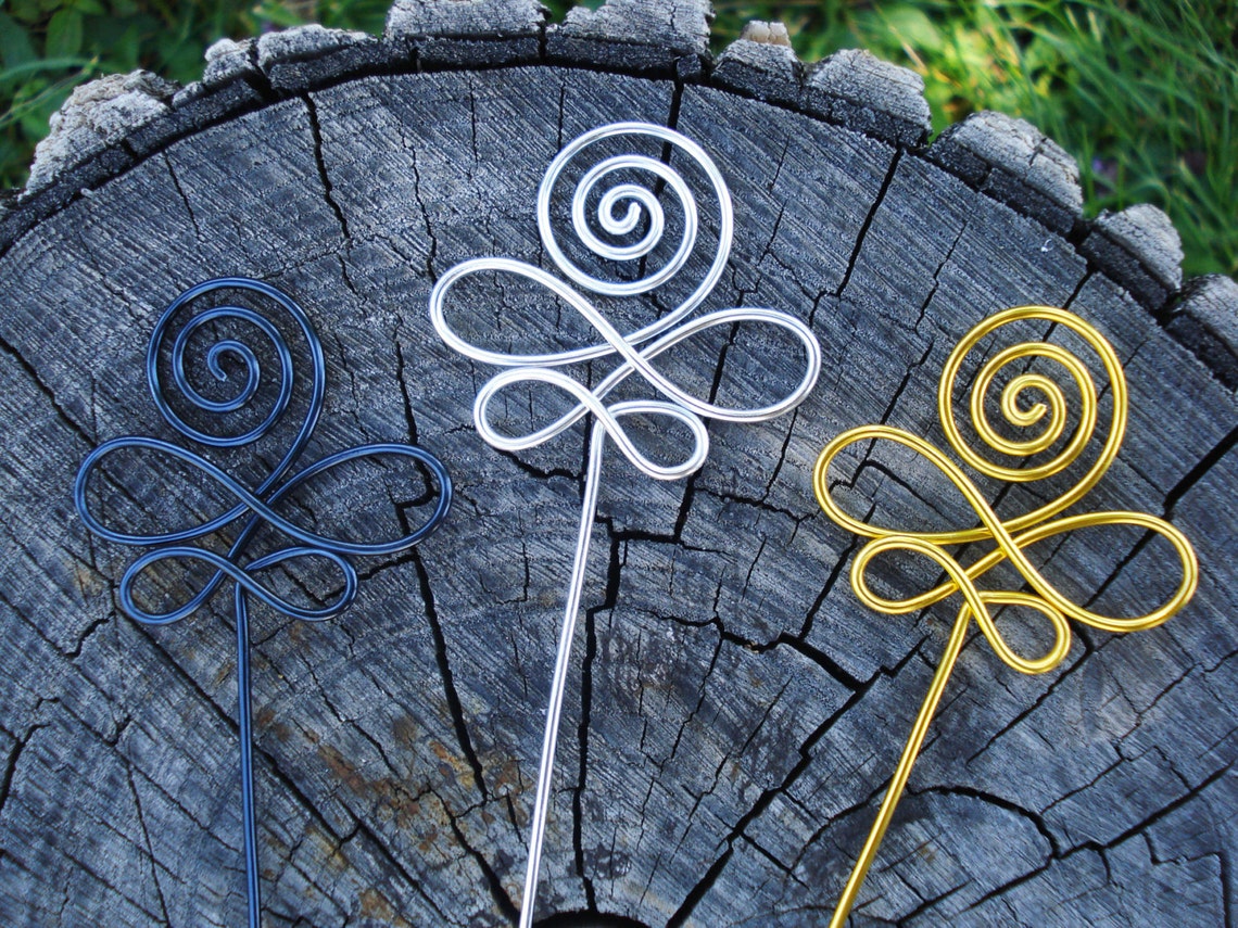 Number Holder Stick Wire Menu Card Stand Gold Elegant | Etsy