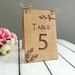 Wedding Table Centerpieces, Table Number Sticks Rustic Decor, Party ...