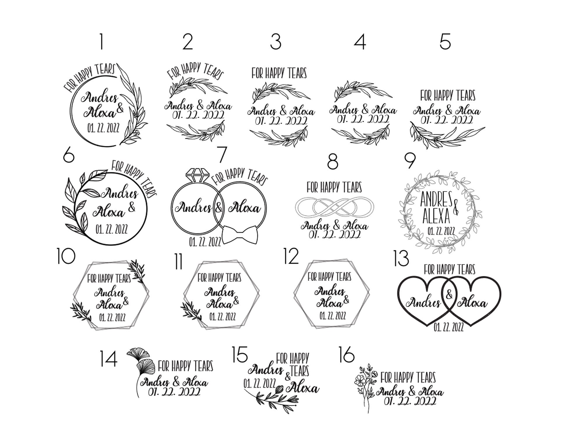 For Happy Tears Tissue Pack, Wedding Tissue Packs, Wedding Ceremony ...